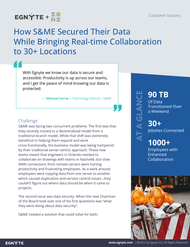 S&ME Targets More Federal Contracts with Secure File Collaboration