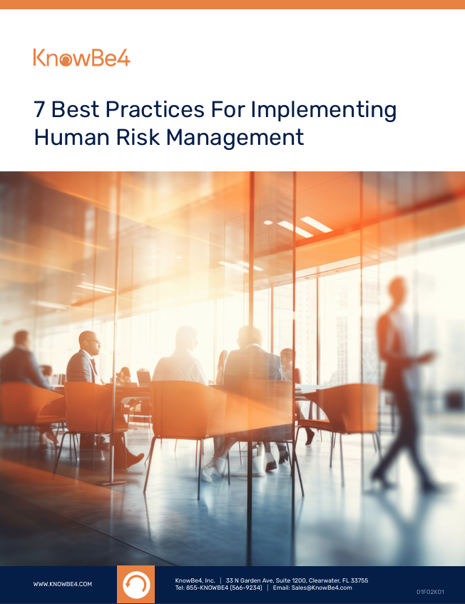 7 Best Practices for Implementing Human Risk Management