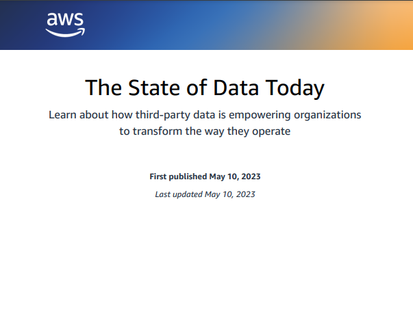 The State of Data Today